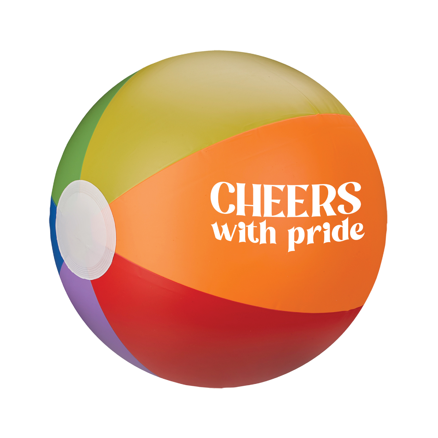 Customized 16" Rainbow Beach Ball