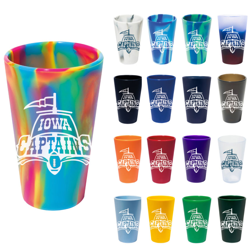 Custom Imprinted Silipint Straight Up Pint Glass - 16 oz.