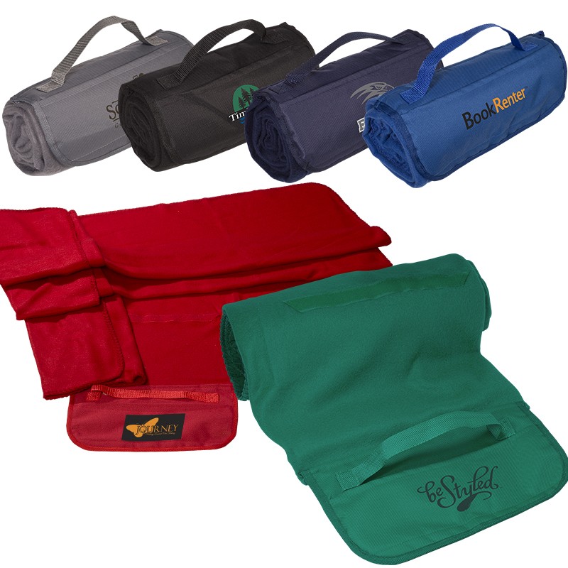 Custom Printed Roll-Up Plush 100% Polyester fleece