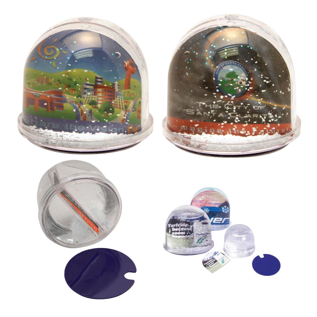 Promotional Custom Insert Snow Globe 2.5 x 2.625