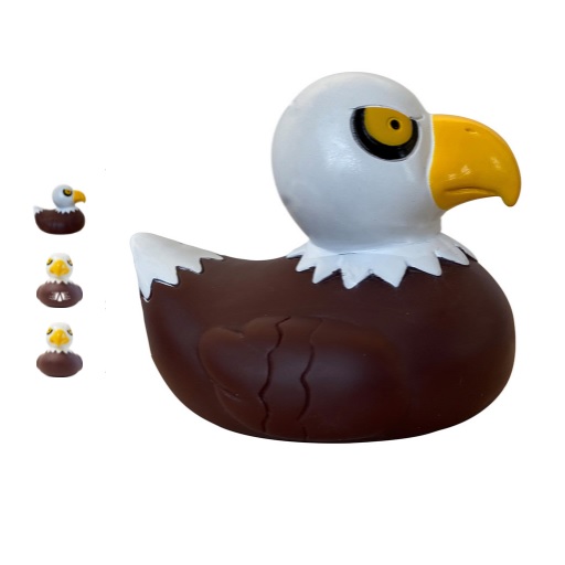 Customized Eagle Rubber Duck with Logo