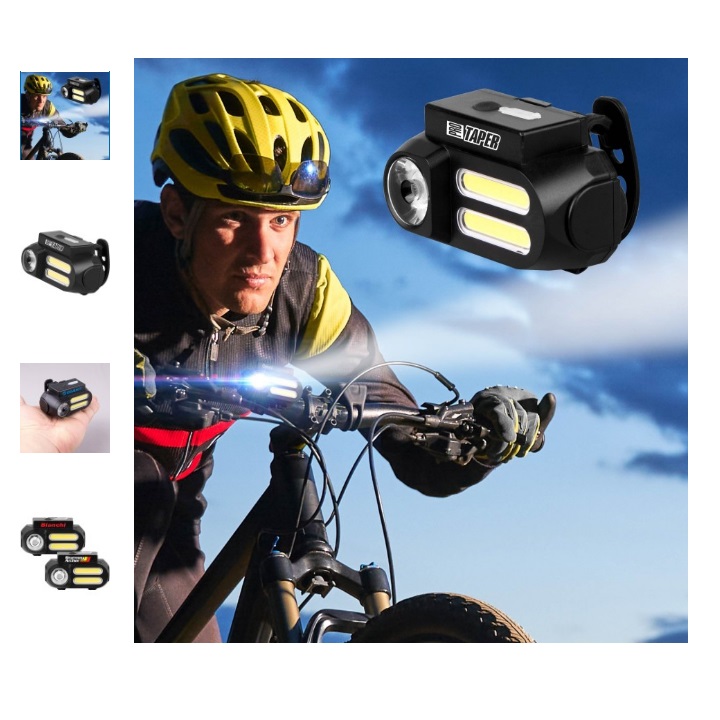 Promotional Multi-Function LED+COB Bike Light