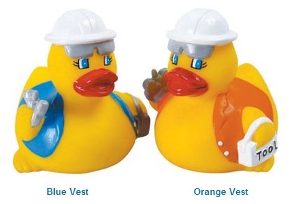 Promotional Construction Safety Rubber Duck