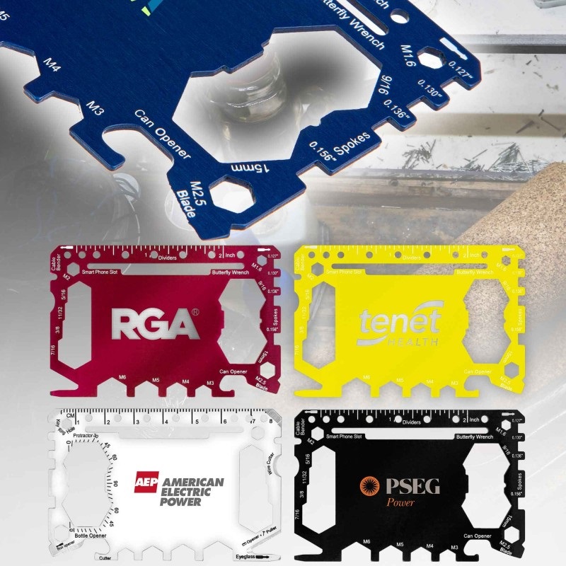 Promotional Kennedy Multi-Function Card Survival Tool