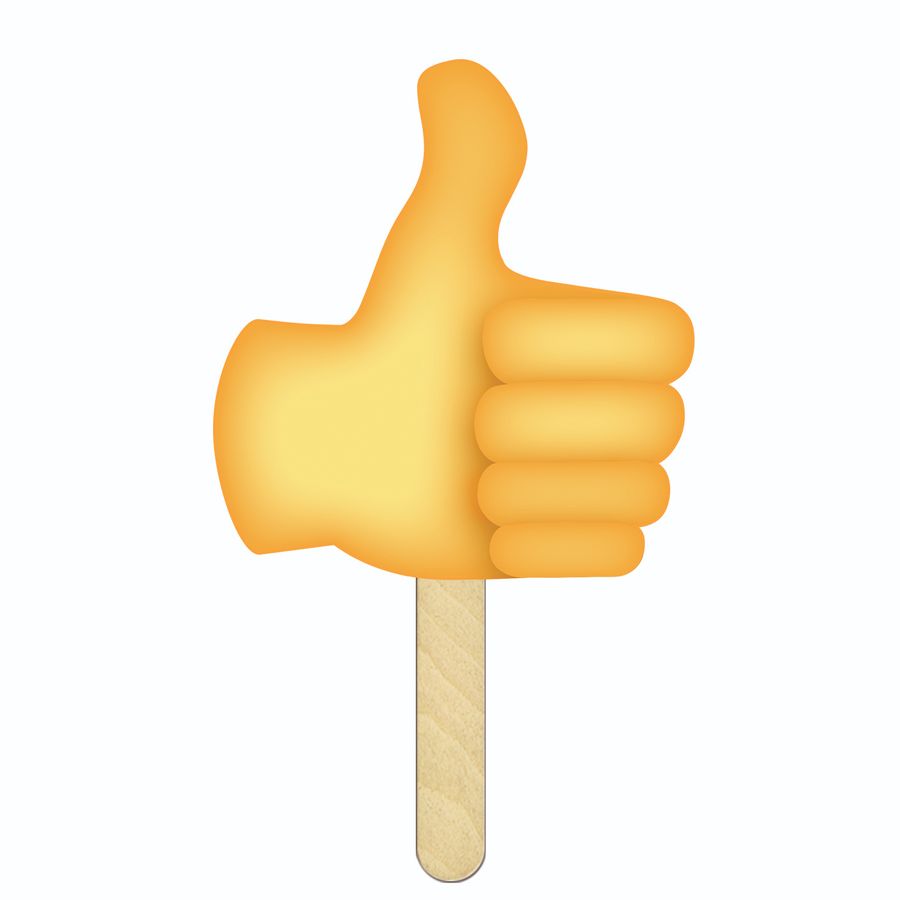 Thumbs Up Shaped Custom Mini Hand Fan