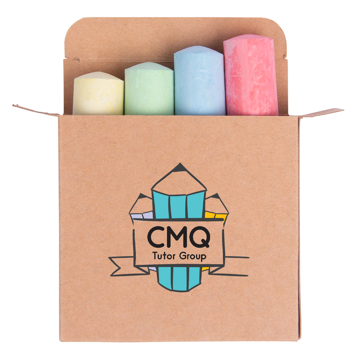 Promotional 4 Pack Jumbo Chalk Set