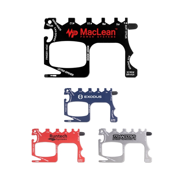 Custom Printed 17 in 1 Stainless Steel Multi Tool