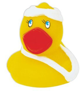 Custom Printed Mini Get Well Rubber Duckie