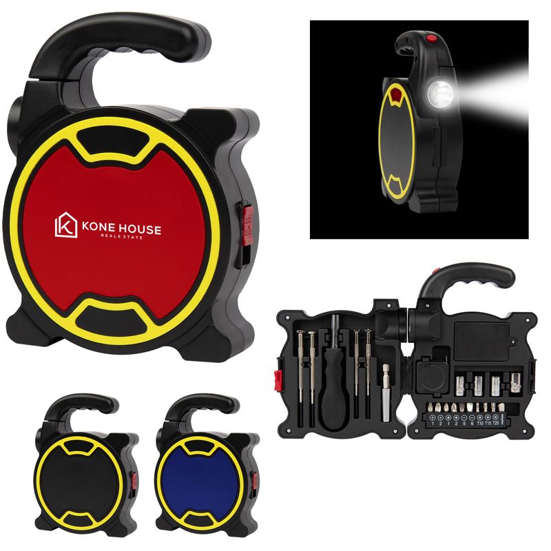 Promotional Tool Set With LED Light