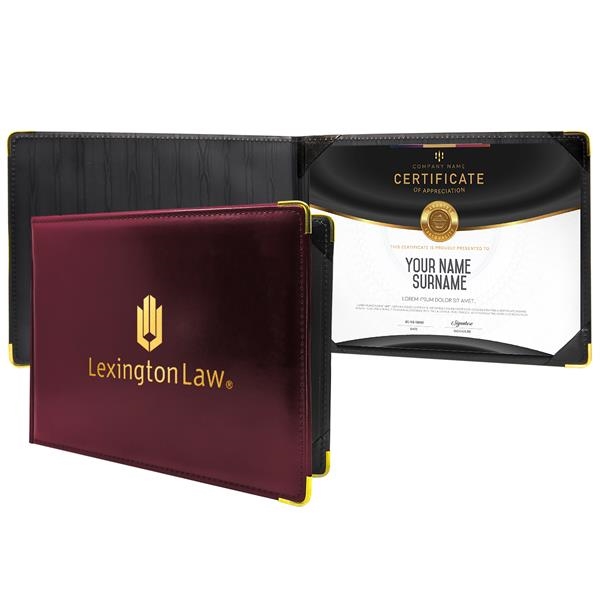 Custom Printed Deluxe Diploma Holder