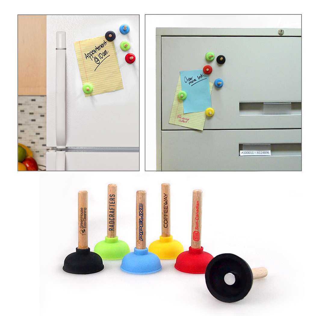 Custom Printed Toilet Plunger Magnet
