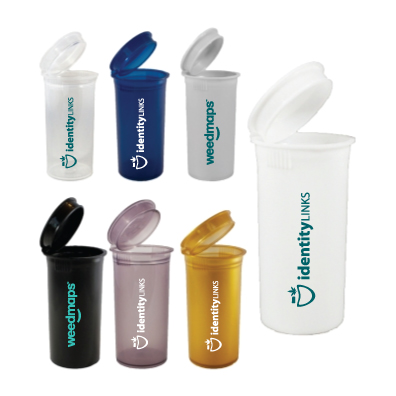 Imprinted 13 Dram Pop Top Container