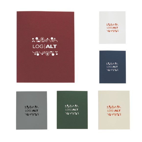 Freeman Linen Paper Folderwith Logo