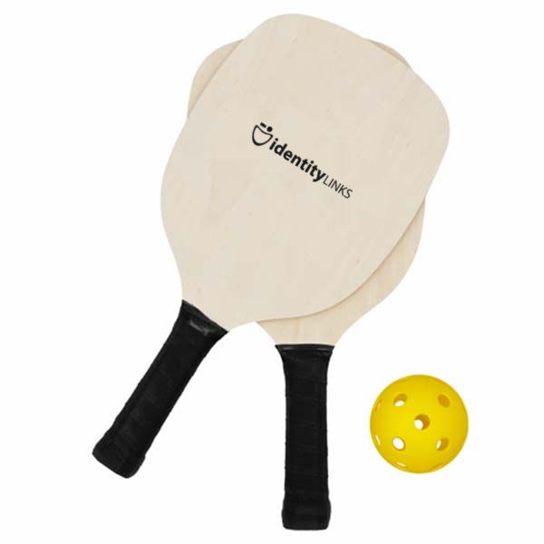 Promotional Wooden Pickleball Set