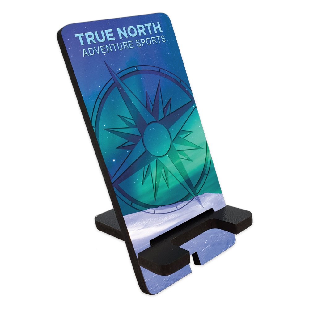 Custom Printed Eco-Friendly Wood Phone Stand