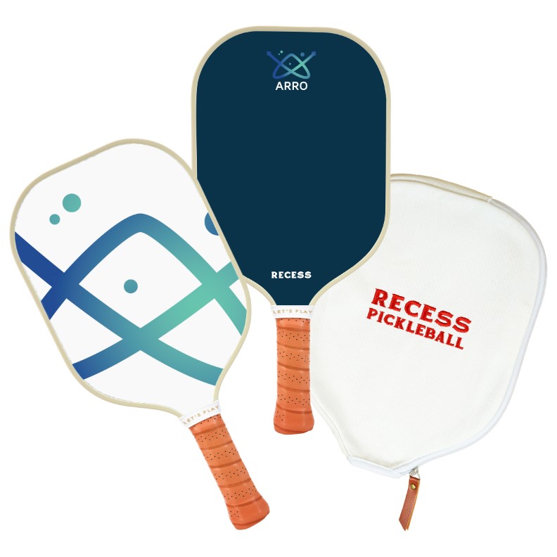 Personalized Recess Brand Full Color Pickleball Paddle with Logo