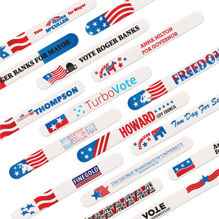 Custom Printed Political Emery Board