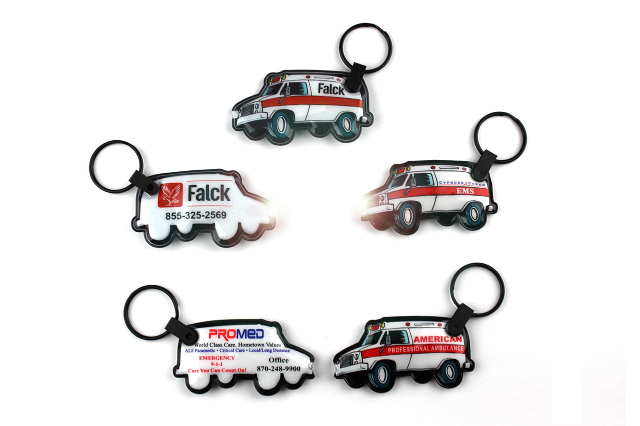 Promotional Ambulance Soft Key Tag Lights