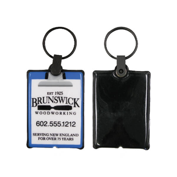 Promotional Clipboard Soft Touch Key Tag Light