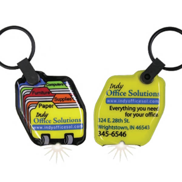 Rolodex Shaped Key Tag LightPromo