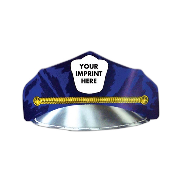 Promotional Police Cap W/Elastic Band