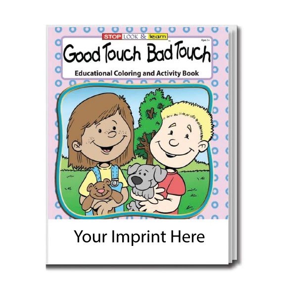 Custom Printed "Good Touch Bad Touch" Coloring Book