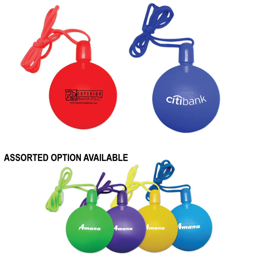 Promotional Bubble Wand Lanyard Necklace