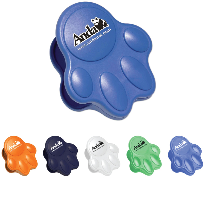 Custom Imprinted Paw Print Magnetic Clip