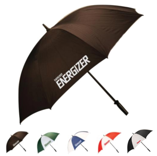 Custom Printed 62" Fiberglass Ribs Golf Umbrella