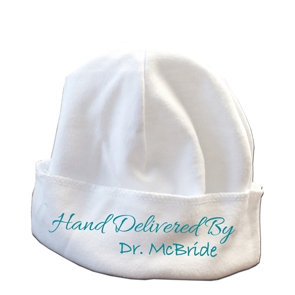 Custom Printed Newborn Infant Hospital Baby Head Cap