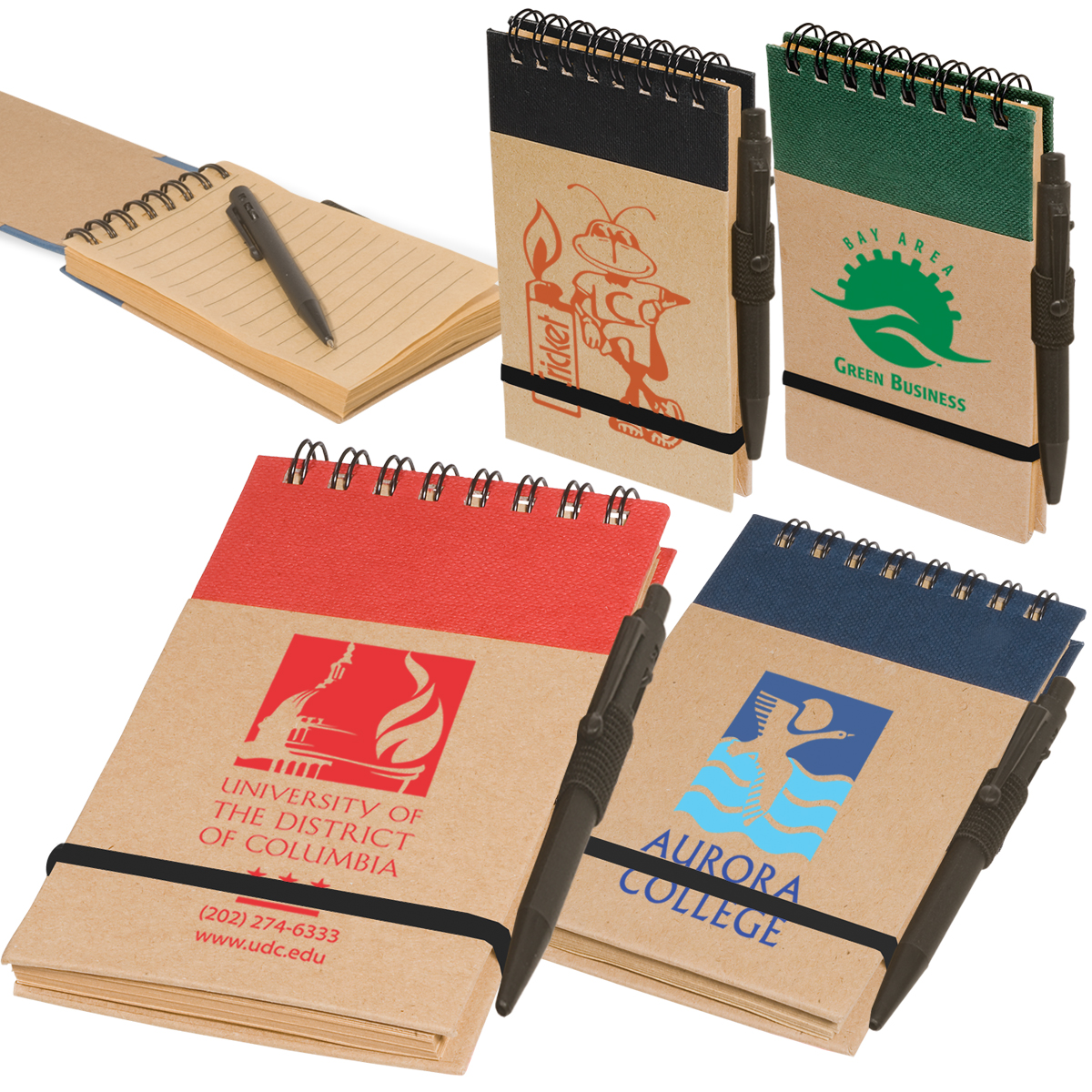 Environmentally Friendly Promotional Eco-Note Pocket Jotter