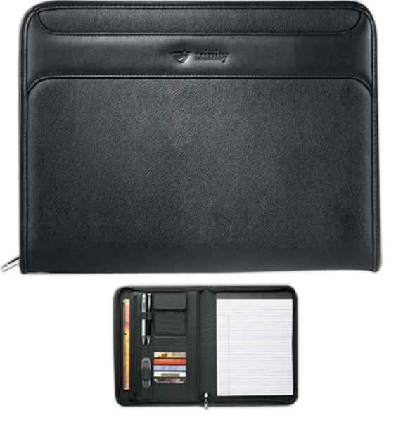 Custom Imprinted Executive Zippered Padfolio