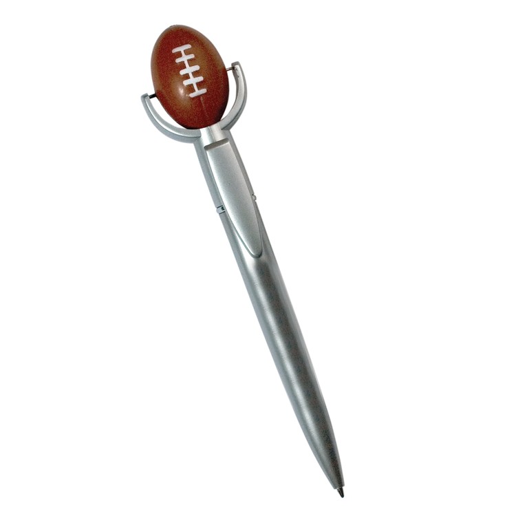 Promotional Football Squeezie Topped Pens