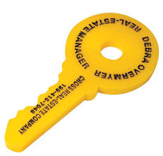 Custom Printed Key Shaped Foam