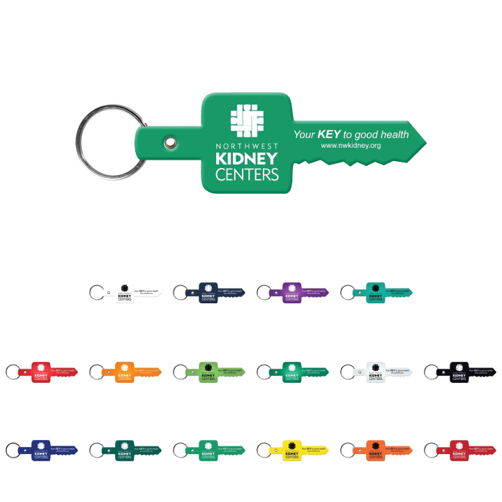 Custom Printed Key Shaped Key Tag