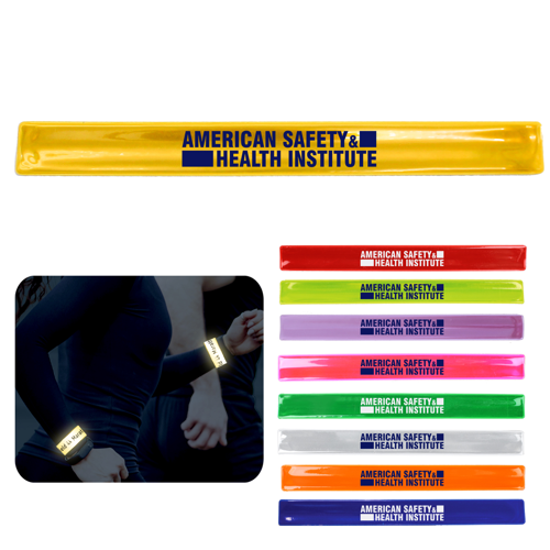 Custom Printed Reflective Safety Slap Bands