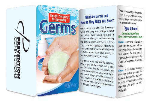 Custom Printed Stopping The Spread of Germs Pamphlet