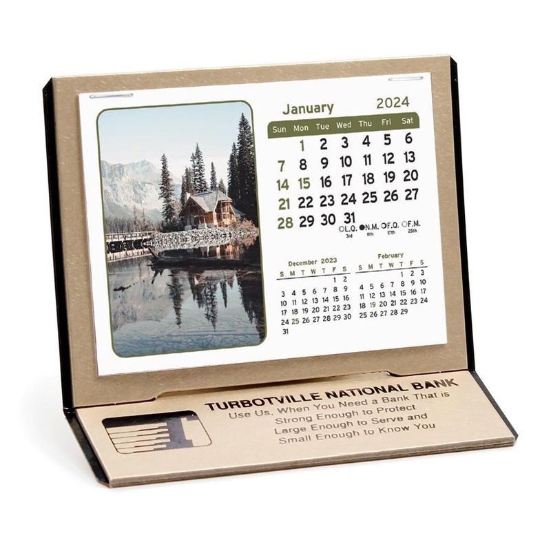 Promotional Upright Desk Calendar