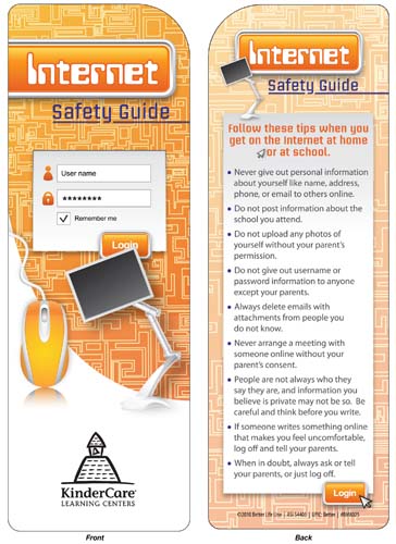 Promotional Internet Safety Bookmark