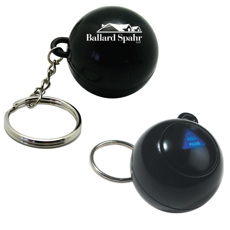 Custom Imprinted Magic 8 Ball Key Ring