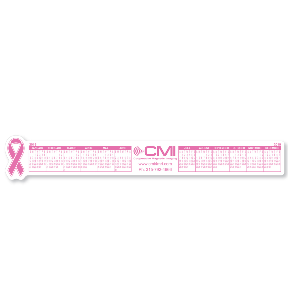 Promotional Ribbon Calendar Strip