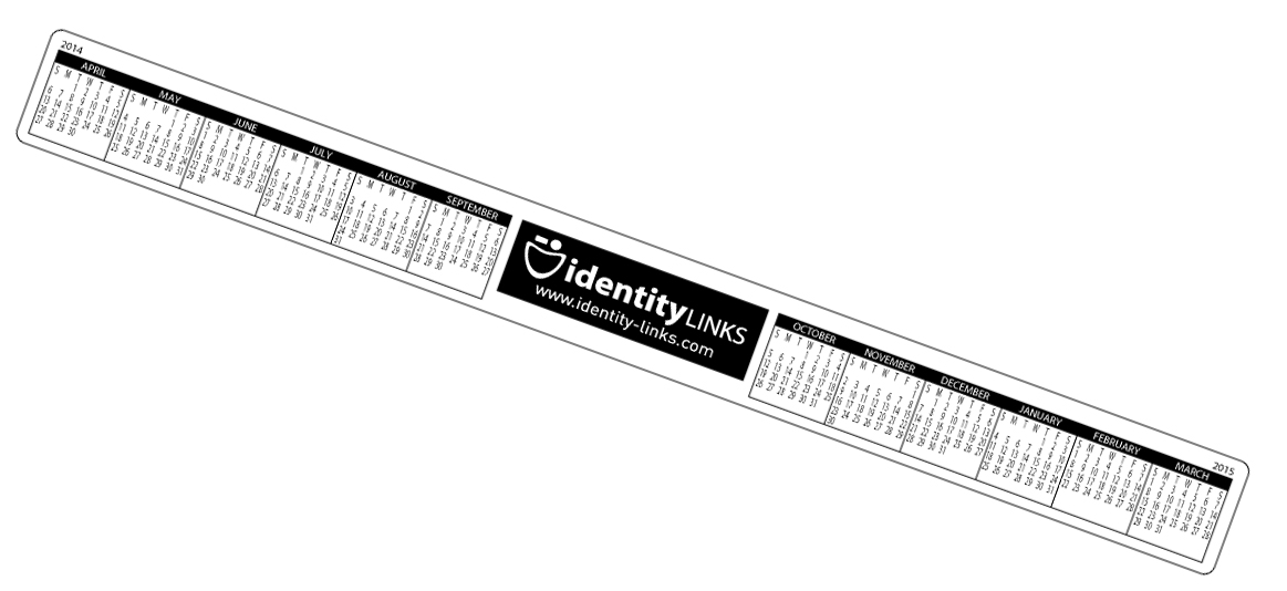 Custom Printed Basic Keyboard Calendar