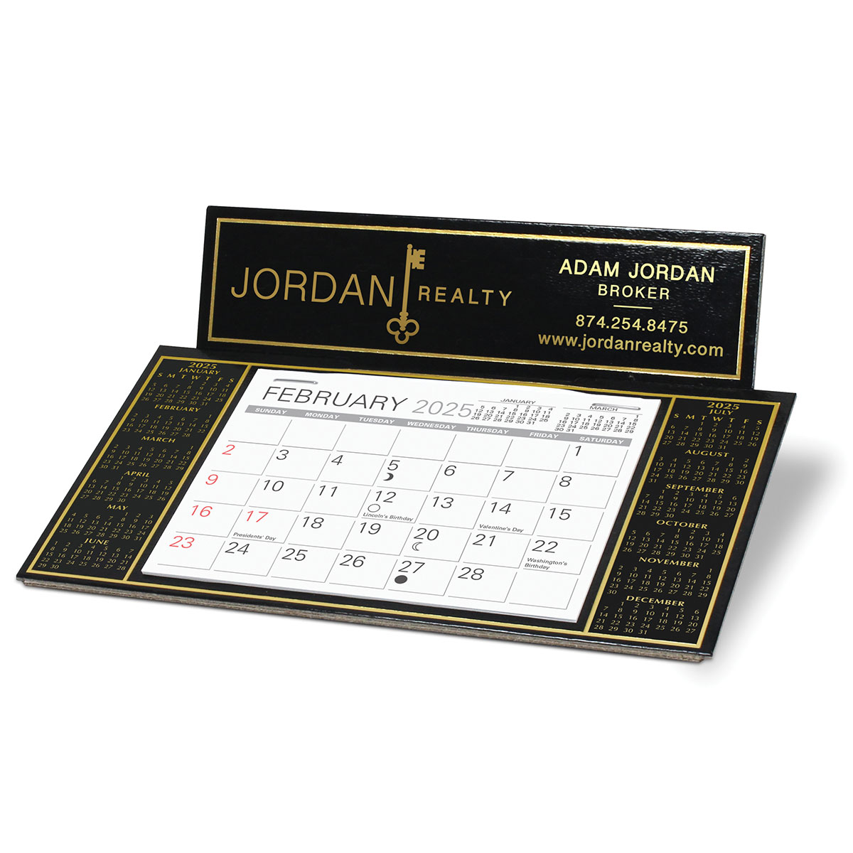Promotional Desk Calendar with 13 month View