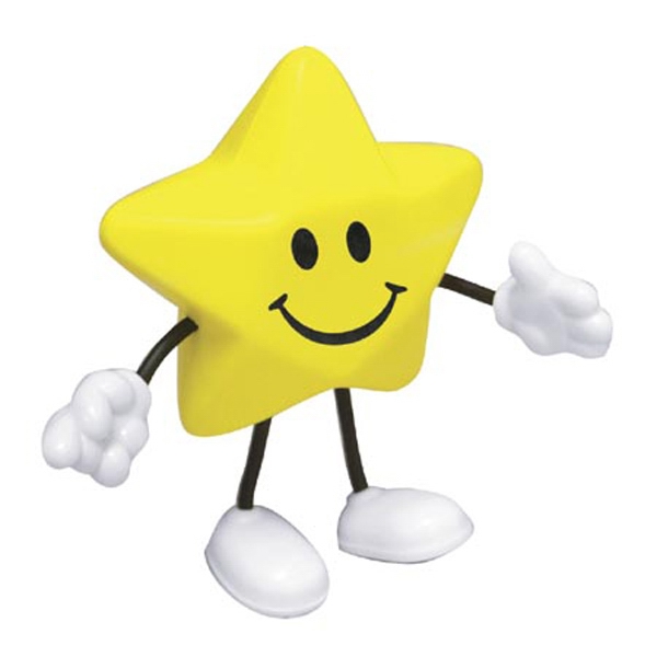 Star Shaped Stick Figure Stress RelieverCustom Imprinted