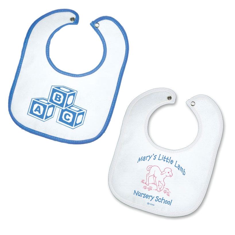 Promotional Vinyl Back Snap Bib