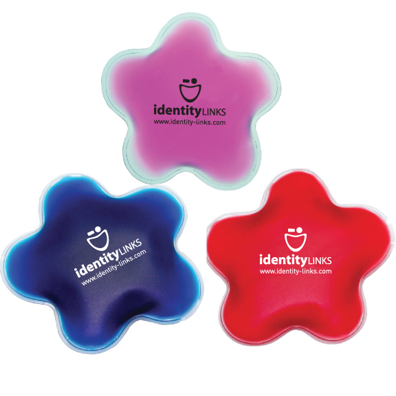Printed Flower Shaped Ice Chill Cold Pack