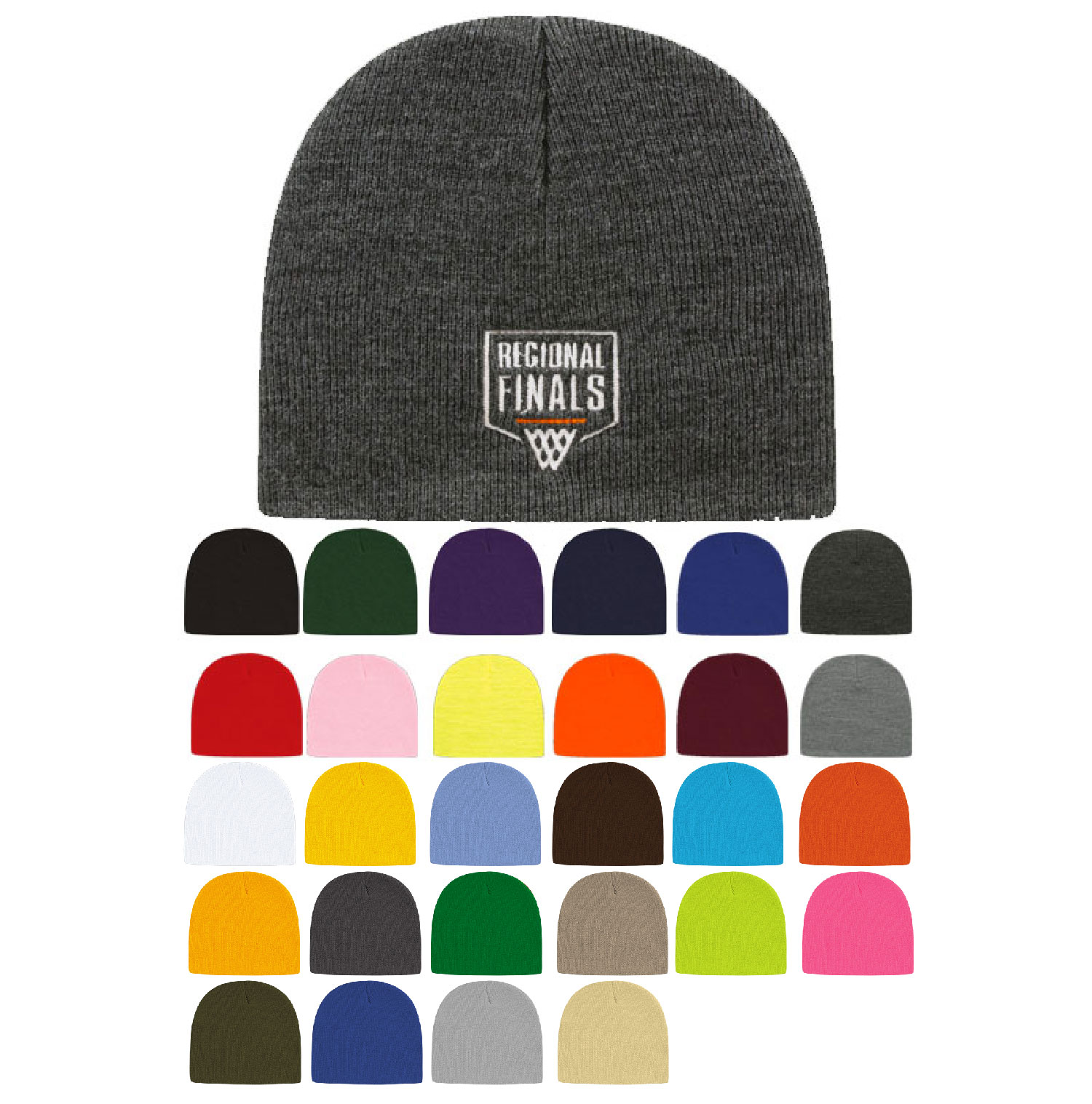 Embroidered Pro Rib Knit Cap