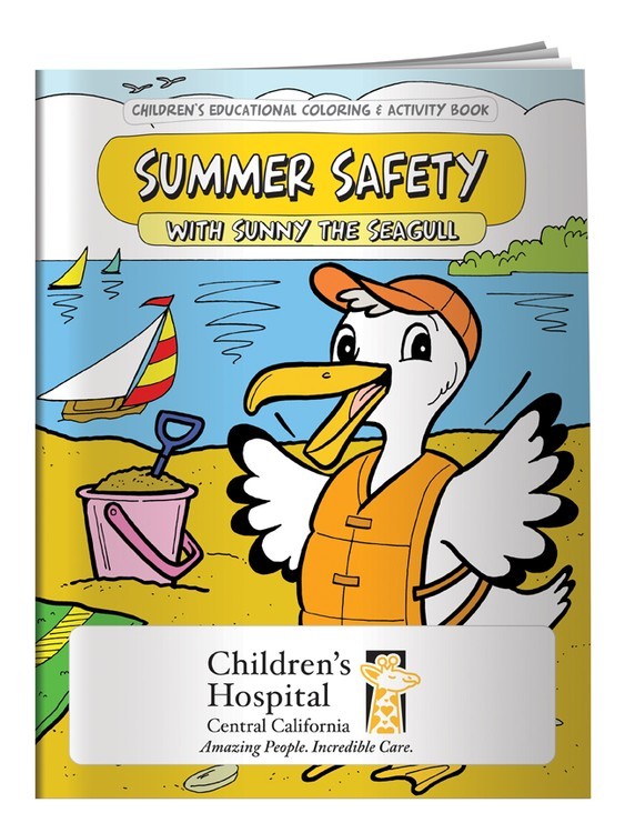 Promotional Summer Safety Coloring Book