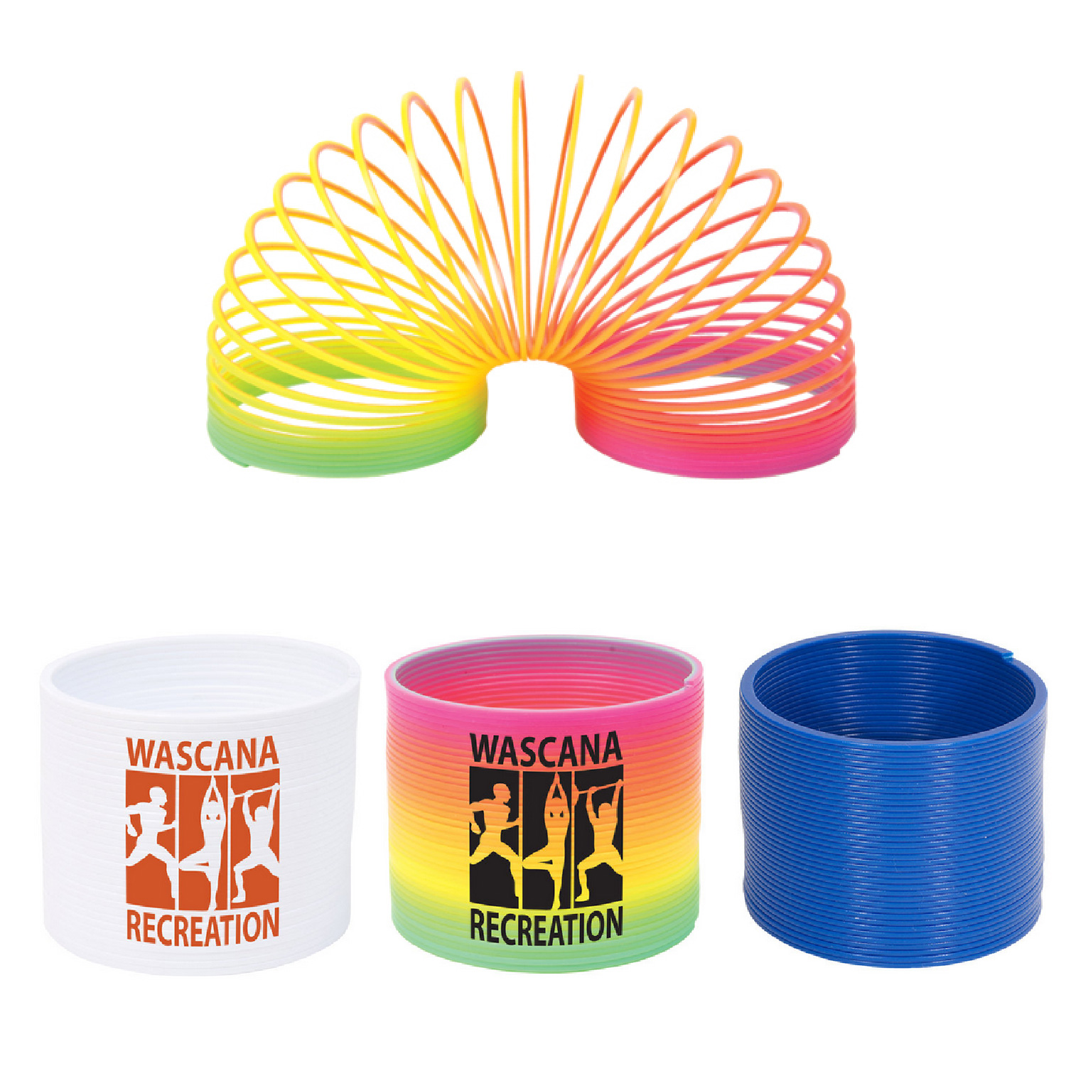 Custom Printed 3" Elliptical Coiled Spring Toy