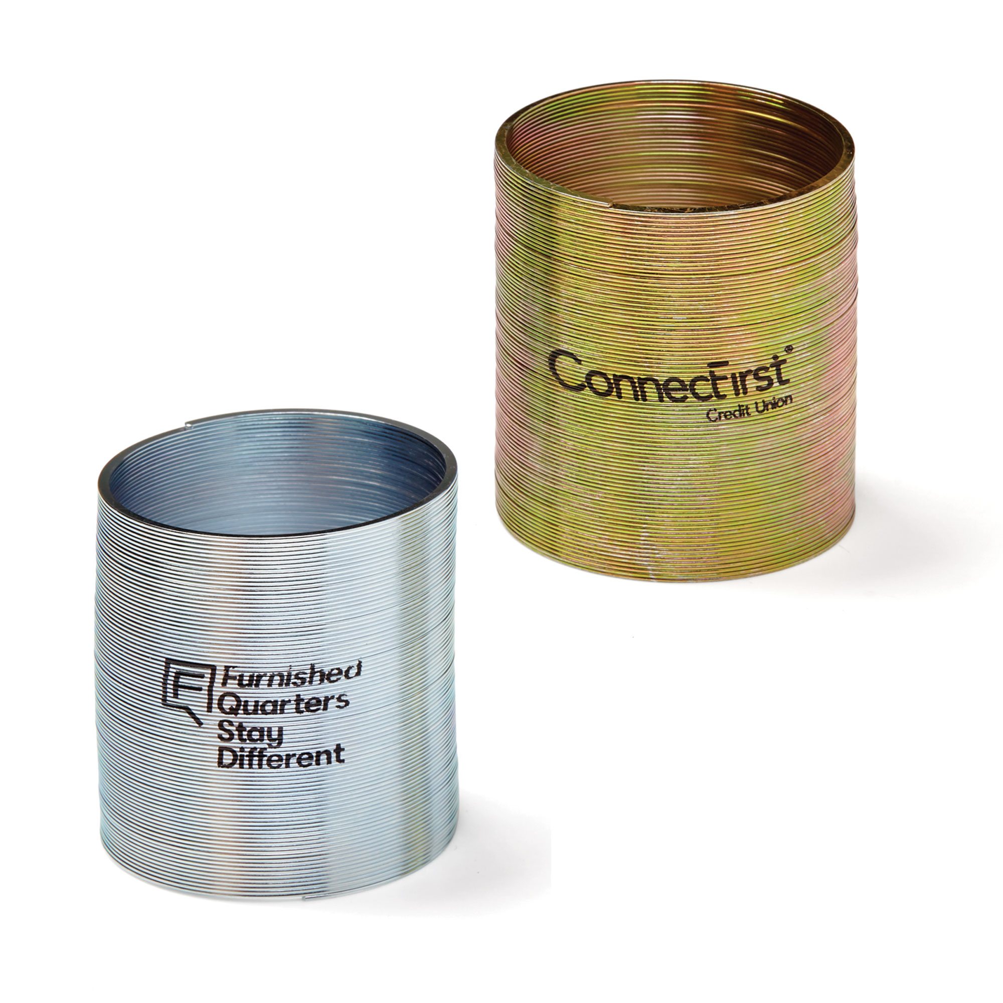 Custom Imprinted 2 Inch Metal Spring Toy